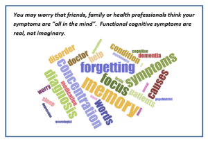 Functional Cognitive Symptoms – Functional Neurological Disorder (FND)
